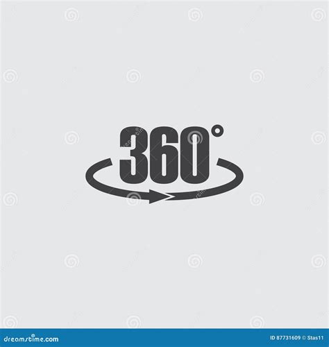 Angle Degrees Icon In A Flat Design In Black Color Vector Illustration Eps10 Stock Illustration