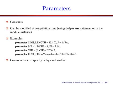 Ppt Chapter 10 System Specifications Using Verilog Hdl Powerpoint Presentation Id6771578