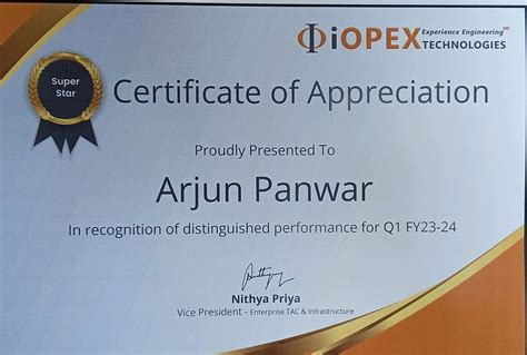 Arjun Panwar On Linkedin Superstar Cybersecurity Achievement Iopex