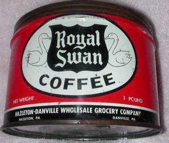 Vintage Royal Swan Coffee Tin