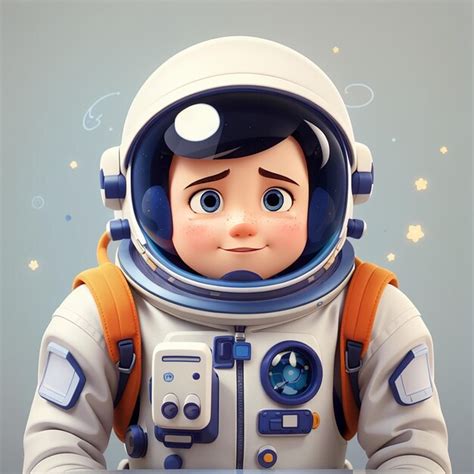 Premium Photo Cute Astronaut Confused Cartoon Vector Icon