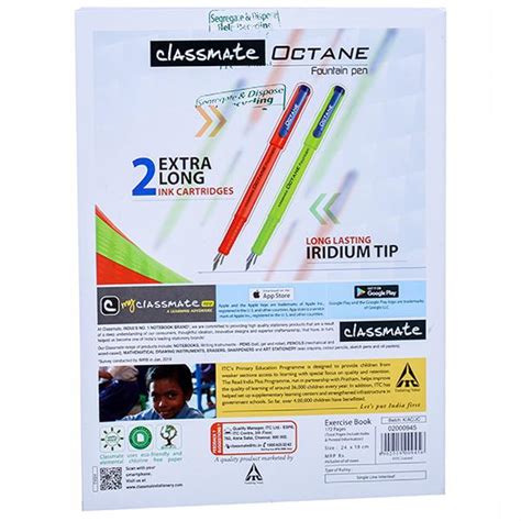 Buy Classmate Single Line Interleaf Notebook 24 Cm X 18 Cm 172 Pages In Wholesale Price Online