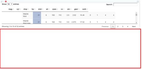 R Control Height Of Datatableoutput In Rstudio Viewer Stack Overflow