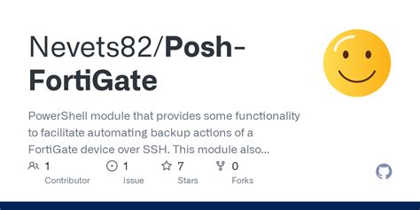 Github Nevets Posh Fortigate Powershell Module That Provides Some Functionality To