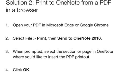 As Of Recently I Cant Manually Insert A PDF Printout Without OneNote Freezing Im Currently