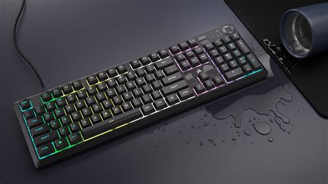 The Corsair K55 Core Keyboard Has 10 Zone Rgb Backlightig
