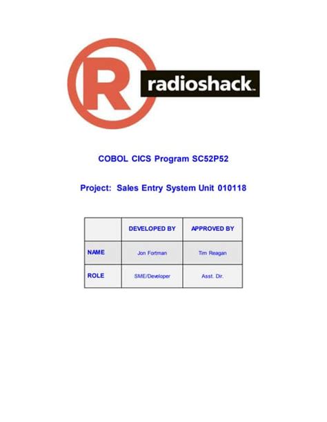 Cobol Cics Example Sc52p52 Docx