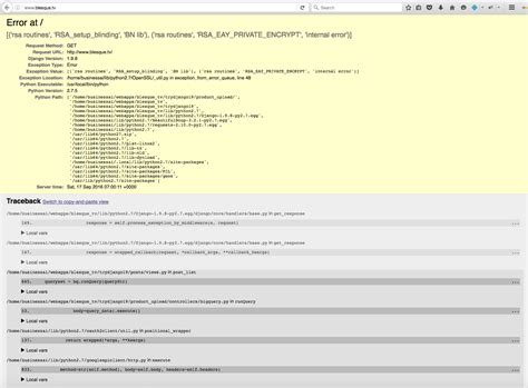 Python Receiving Intermittent Error When Querying Bigquery Database From Django App Hosted On