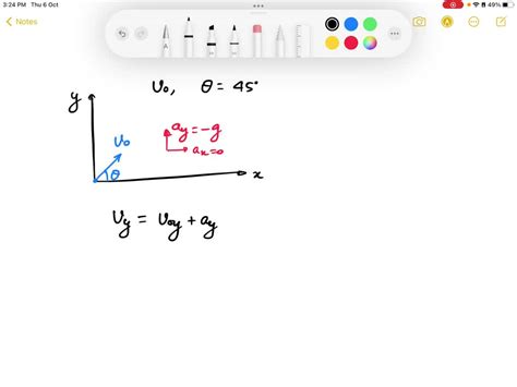Solved A Projectile Is Launched At 45 Degrees Above The Table Which Graph Represents The Speed