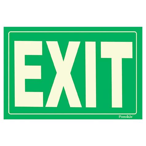 Printable Exit Sign Free Printable Signs