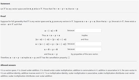 Solved Let V Be Any Vector Space And Let X Y Z Be In V Chegg