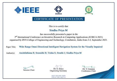 sindhu priya m on linkedin ieee