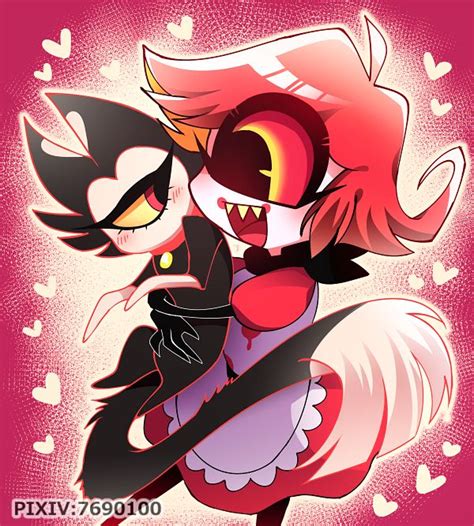 Pixiv 7690100 Alastor Hazbin Hotel Niffty Vaggie Charlievaggie Hazbin