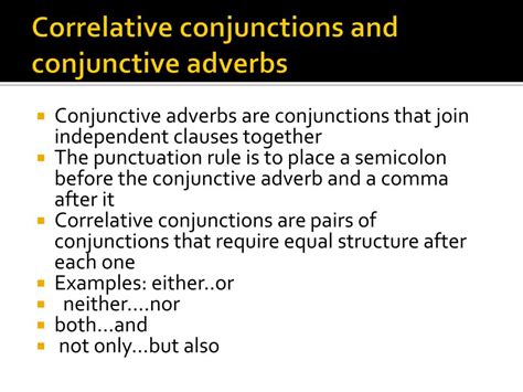 Ppt Subordinating And Coordinating Conjunctions Powerpoint