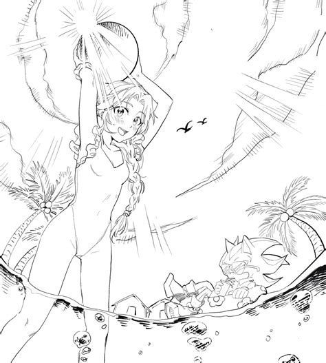 Shyu 1014 Maria Robotnik Shadow The Hedgehog Sonic Series Highres