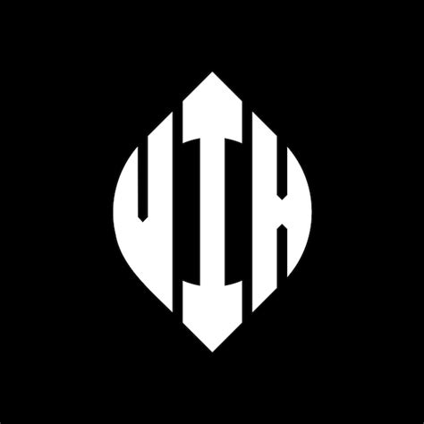 Premium Vector Vix Circle Letter Logo Design With Circle And Ellipse Shape