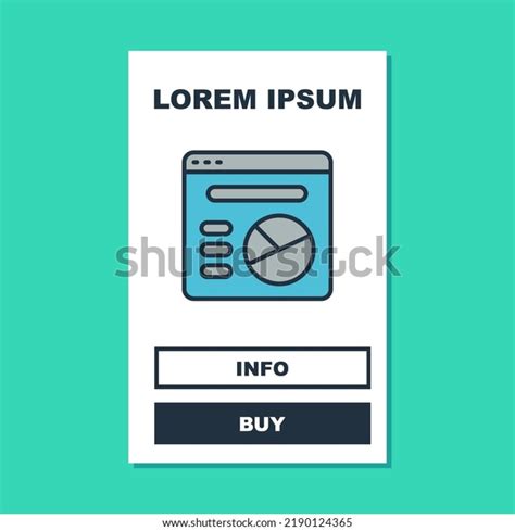Filled Outline Pie Chart Infographic Icon Stock Vector Royalty Free 2190124365 Shutterstock