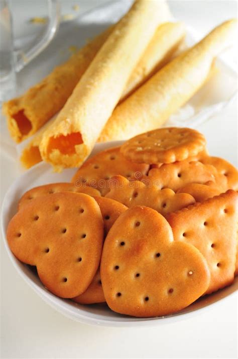 Biscuit Stock Image Image Of Closeup Roll Cracker 33003853