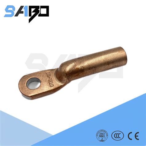 High Voltage Dt Series Copper Cable Lug Terminal Lug For Cable Connector Terminal Lugs And