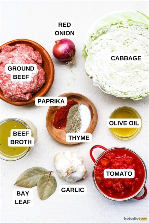 Tomato Cabbage Soup With Ground Beef Keto And Gluten Free