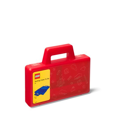 Lego Sorting Case To Go Red Ag Lego® Certified Stores
