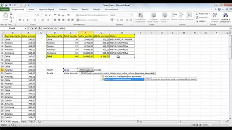 Excel Avançado Fórula Procv Vlookup Proch Dlookup Passo A Passo Com áudio Em Hd Youtube
