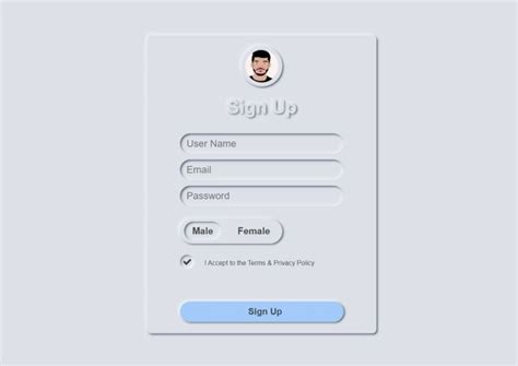 dilanka jay on linkedin neumorphism signup form using pure html and css