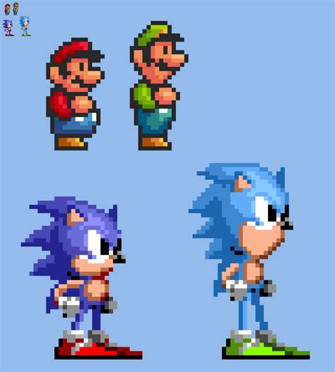 10x Sonic And Ricky In Sonic 1 But Its Only The La By Abbysek On Deviantart