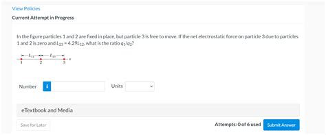 Solved In The Figure Particles And Are Fixed In Place Chegg