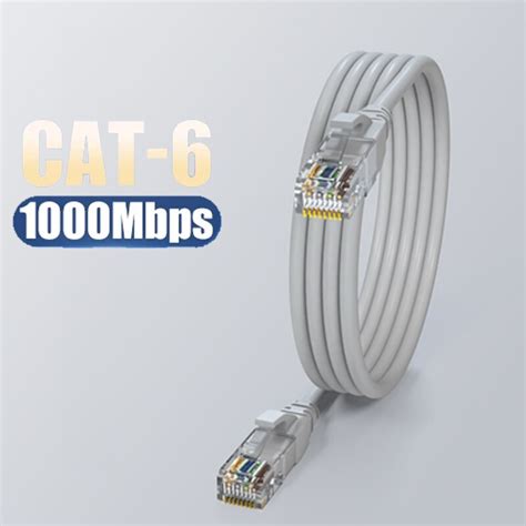 Ethernet Cable 1000mbps Cat 6 Network Lan Cord Utp Vicedeal