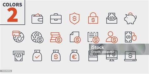 금융 픽셀 완벽 한 잘 만들어진 벡터 선 아이콘 48 X 48 웹 그래픽 및 편집 가능한 획 애플 리 케이 션에 대 한 24 X
