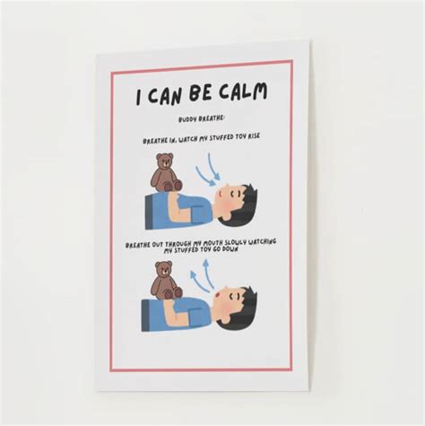 Breathing Exercise Posters For Home Or Classroom Pda Autism Adhd
