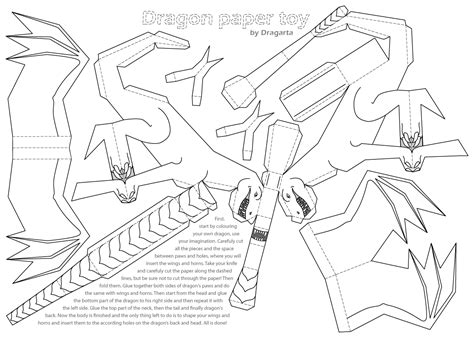 Unleash Your Creativity With Our Free Printable Paper Dragon Template