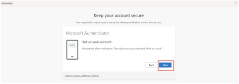 Enabling Multifactor Authentication MFA On Microsoft Datawiza