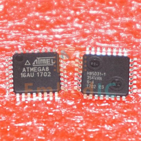 Atmega8 16au Microchip 8bit Mcu Embedic