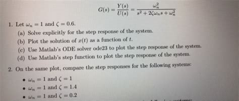 Solved Let W And A Solve Explicitly For The Step Chegg Com
