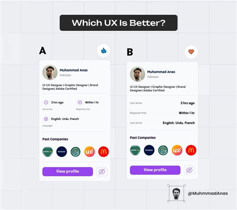 Muhammad Anas On Linkedin Ui Ux Designer Which Ux Is Better Here Are Two Choices A Some