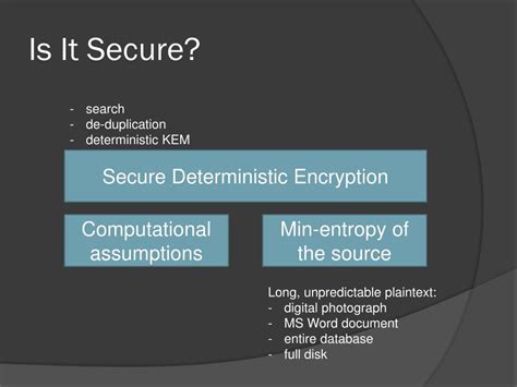 Ppt Incremental Deterministic Public Key Encryption Powerpoint Presentation Id 5374716