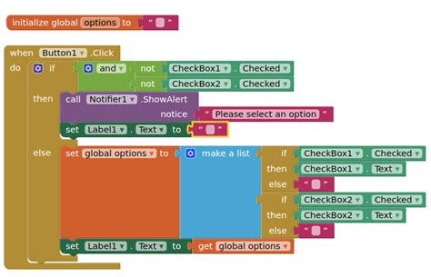 Checkbox Display Warning If None Is Mit App Inventor Help Mit App