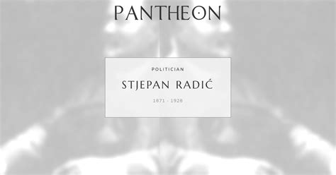 Stjepan Radić Biography Pantheon
