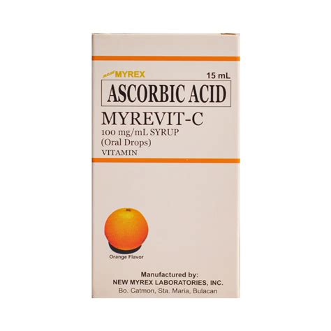 Ascorbic Acid Drops 100mgml Syrup 15ml