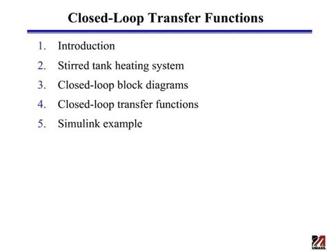 Ppt Closed Loop Transfer Functions Powerpoint Presentation Free