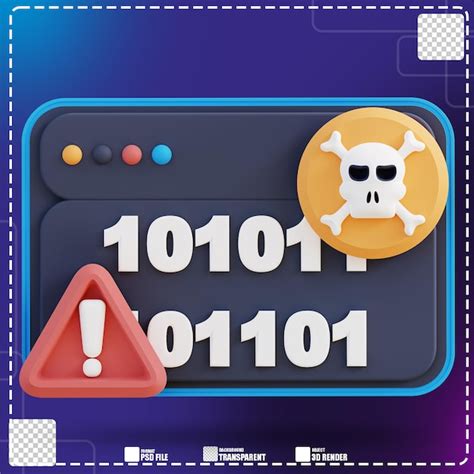 Premium Psd 3d Illustration Of Cyber Crime Web 2