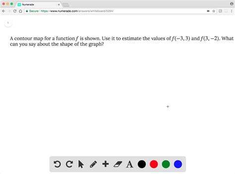 Solveda Contour Map For A Function F Is Shown Use It To Estimate The