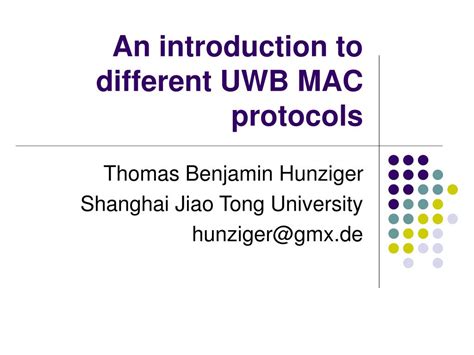 Ppt Exploring Uwb Mac Protocols A Comprehensive Overview Powerpoint Presentation Id3019321