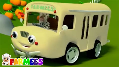 Farmees As Rodas No ônibus Divertida Rima Pré Escolar Para Crianças