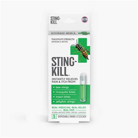 Our Lineup Sting Kill The Best Bee Sting Treatment