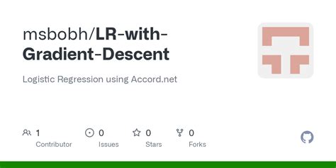Github Msbobhlr With Gradient Descent Logistic Regression Using