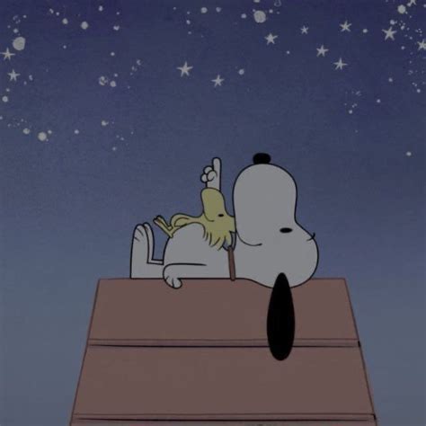 Starry Eyes Sparkin Up My Darkest Night Snoopy Pictures Snoopy