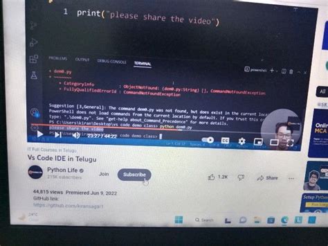 Kinnera Sunanda On Linkedin Task 3 Exploring Vs Code Kiran Sagar